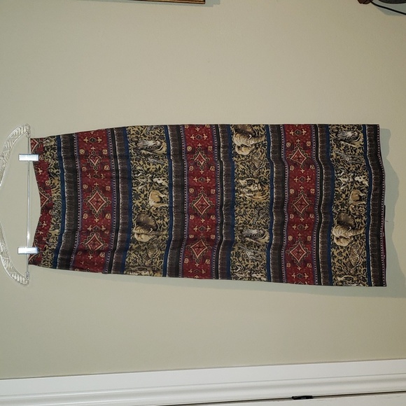 Shanon Young | Skirts | Shanon Young Maxi Skirt Animal Print Vintage ...